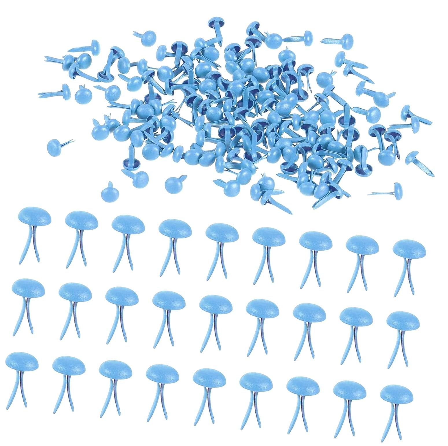 ANYWAY.GO Paper Fasteners, 400 Pcs Metal Round Fastener Split for Craft ...