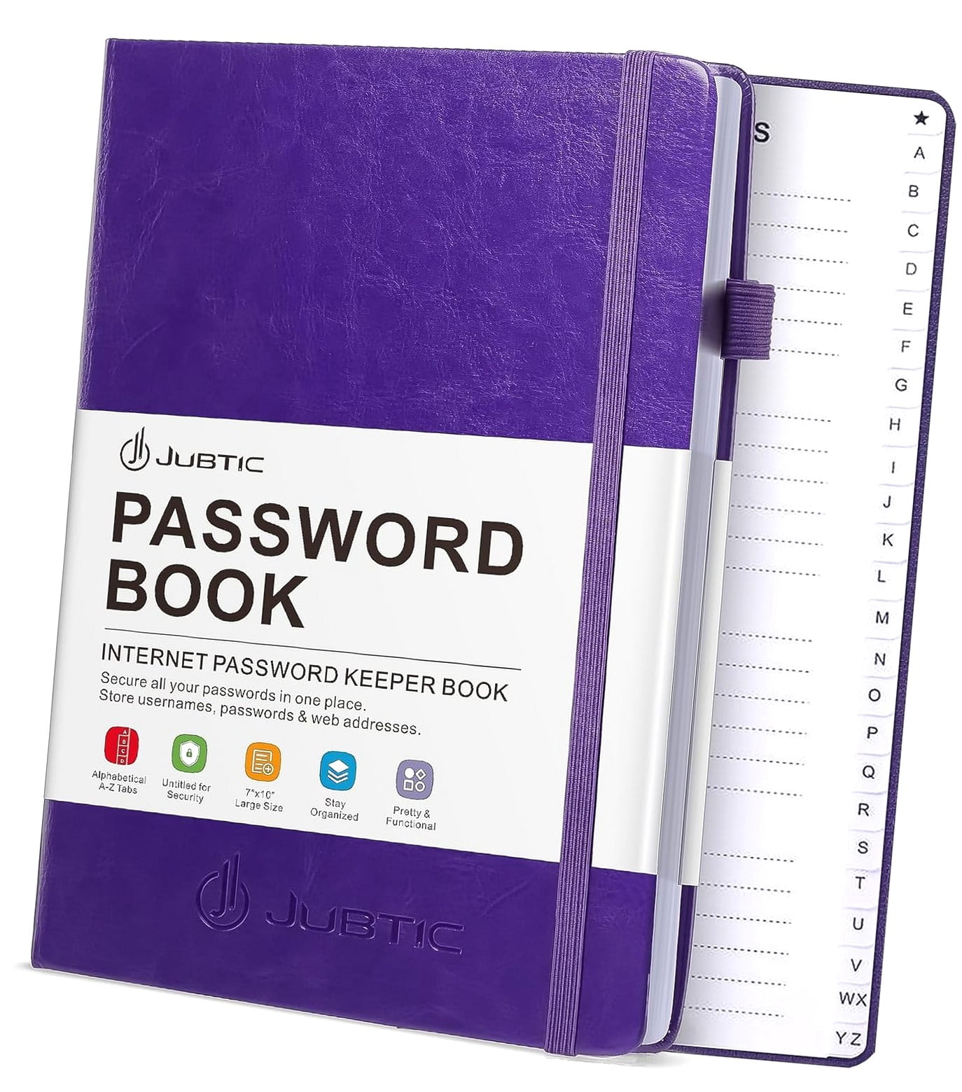 ANYWAY.GO Password Book with Individual Alphabetical , 7" Internet ...