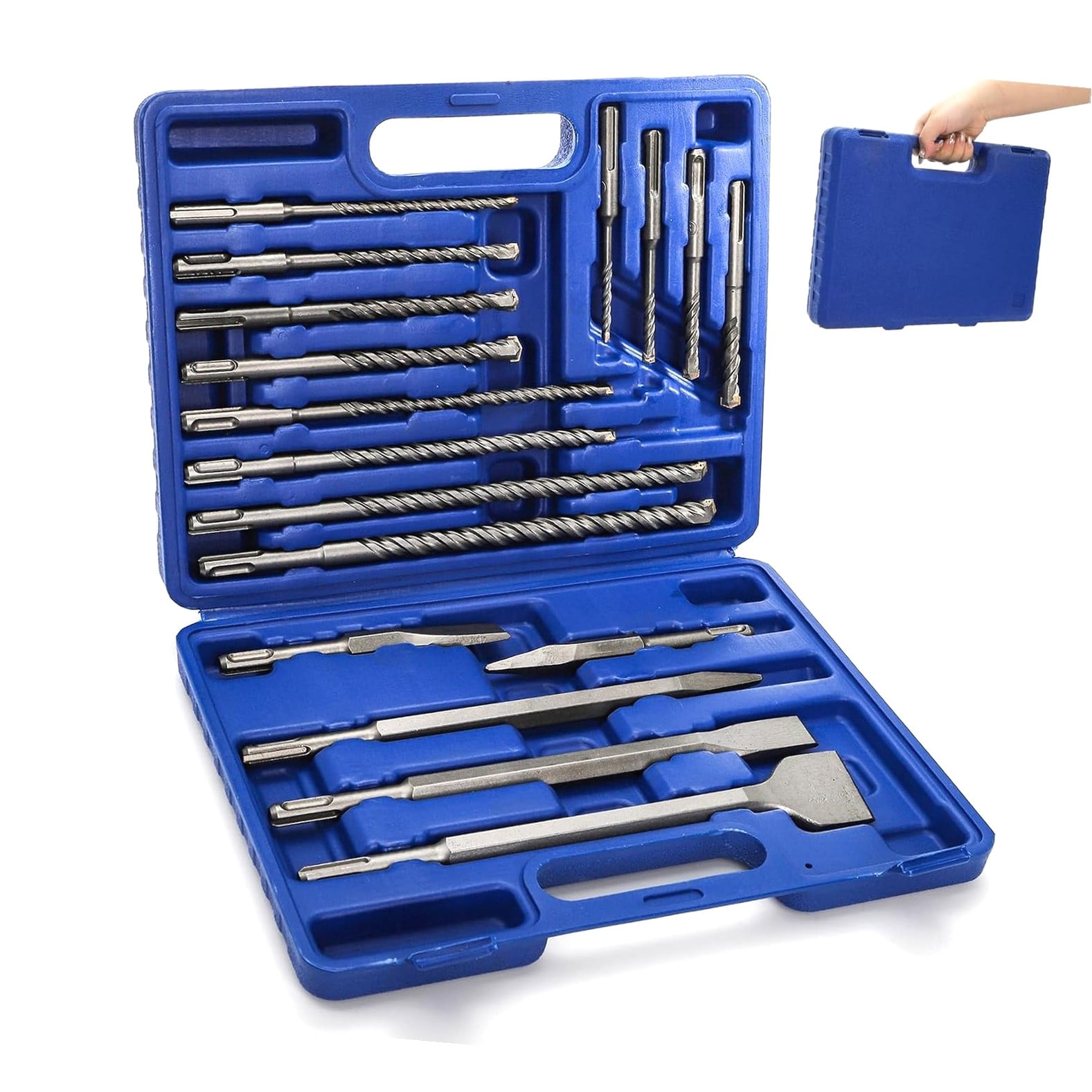 ANYWAY.GO Pcs Drill Bits for Concrete, Carbide-Tipped Masonry Drill Bit ...