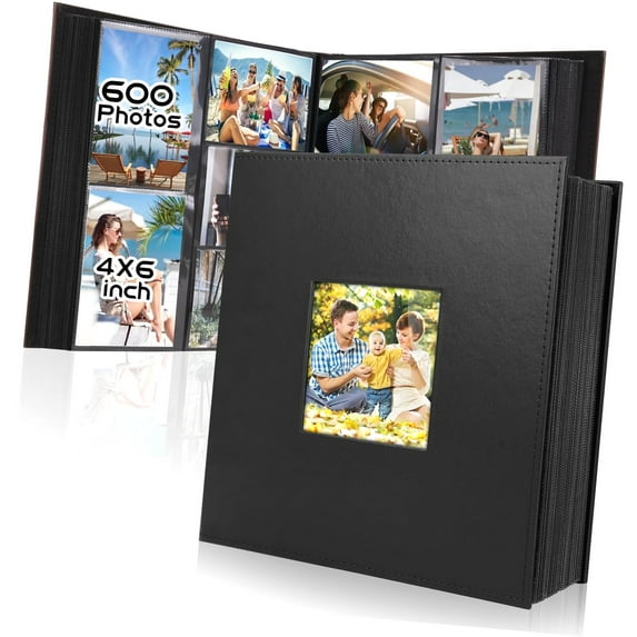 ANYWAY.GO Photo Album 4x6 600 Photos Large Albums Holds 600 Horizontal ...