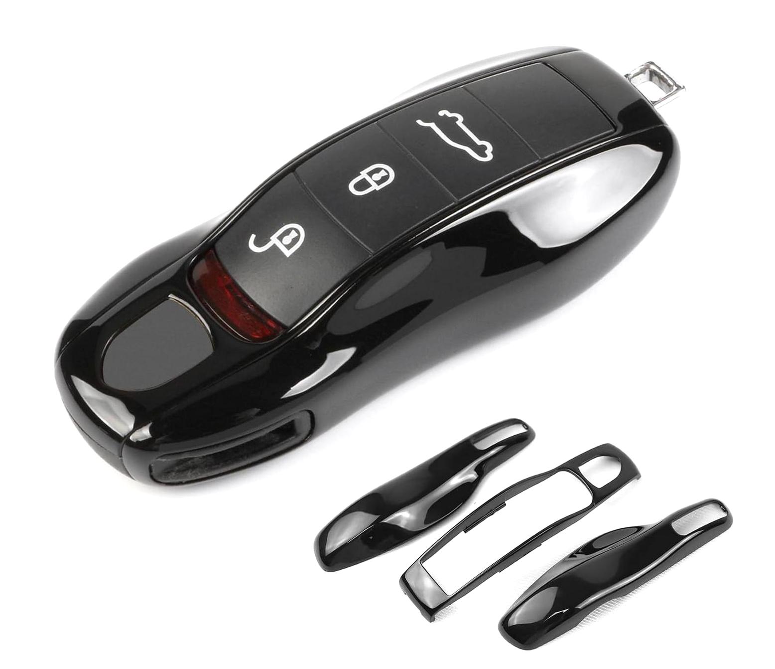 ANYWAY.GO Piano Key Fob Cover with Key Shell Replacement for Cayenne ...
