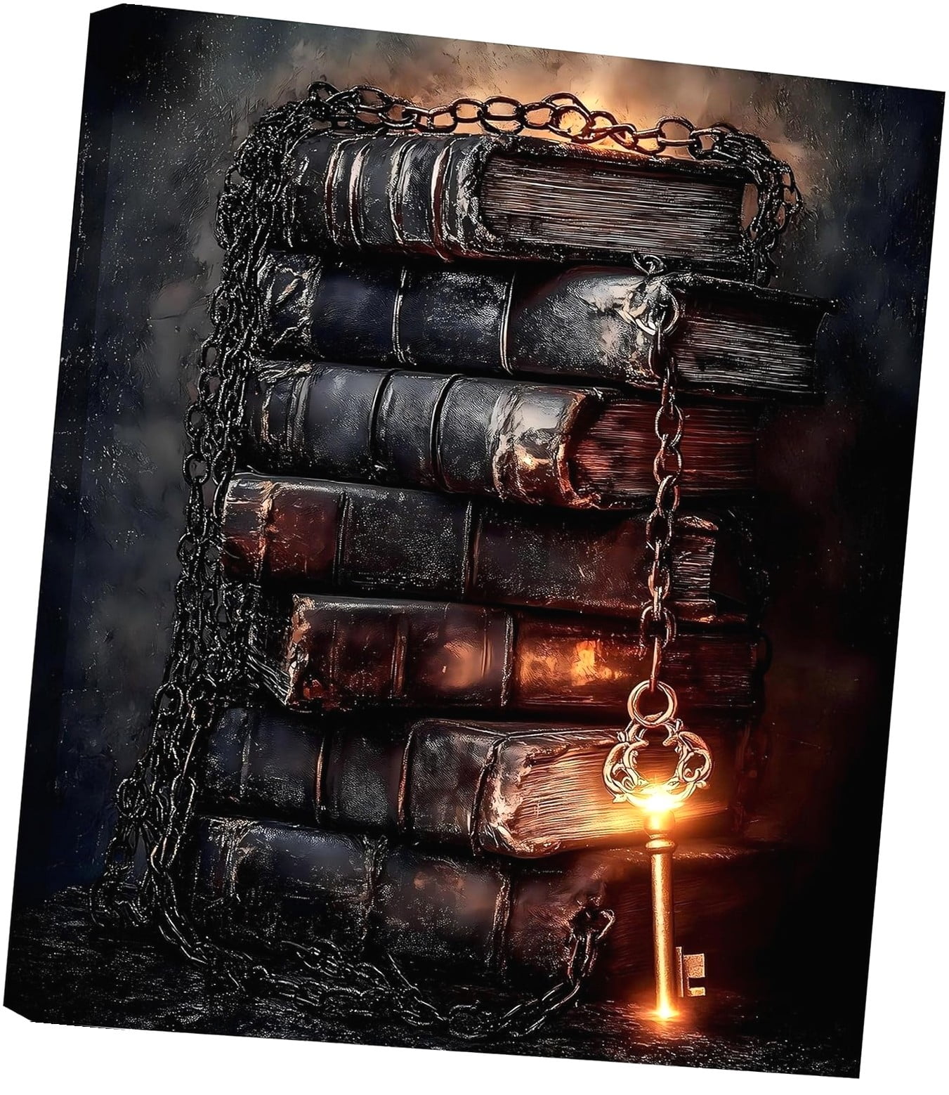 ANYWAY.GO Pictures Decor 20x30, Dark Academia Old Books Canvas Wall for ...