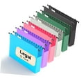ANYWAY.GO Plastic Extra Size Hanging File Folders,12 Pack Reinforced ...