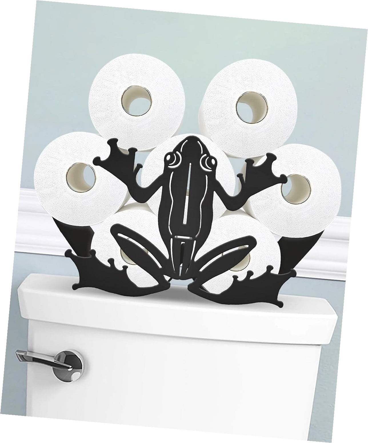 ANYWAY.GO Playful Toilet Paper Holder Stand for Extra 8 Rolls, Funny ...