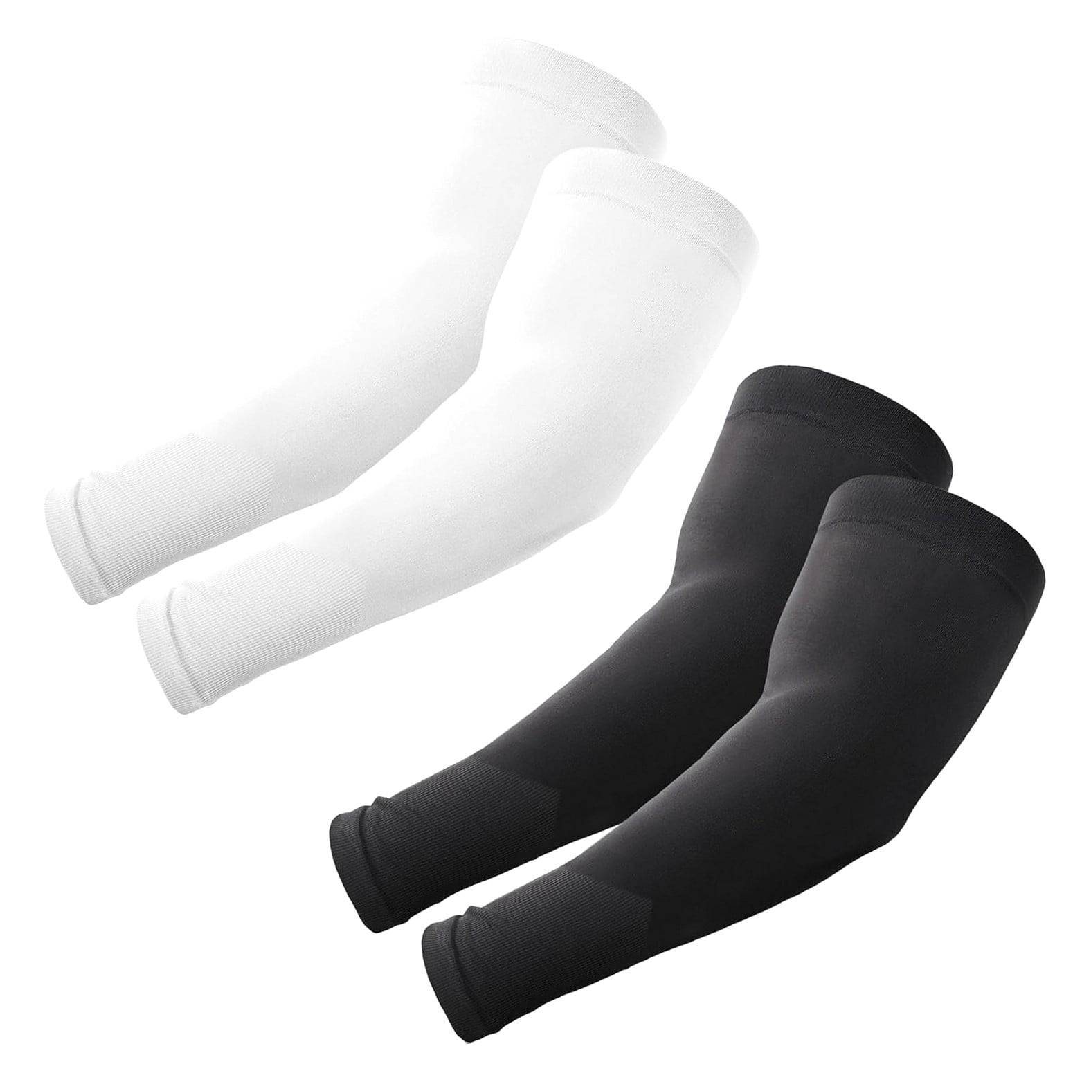 ANYWAY.GO Plus Size Arm Sleeves, UV Sports Arm Cover Compression for ...