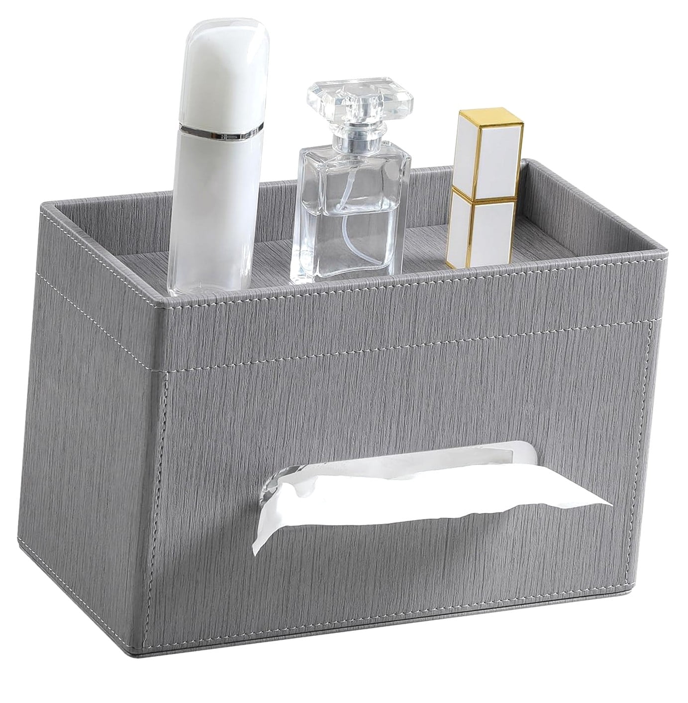 ANYWAY.GO Plus Size Tissue Box Cover Rectangle, PU Tissue Box Holder ...