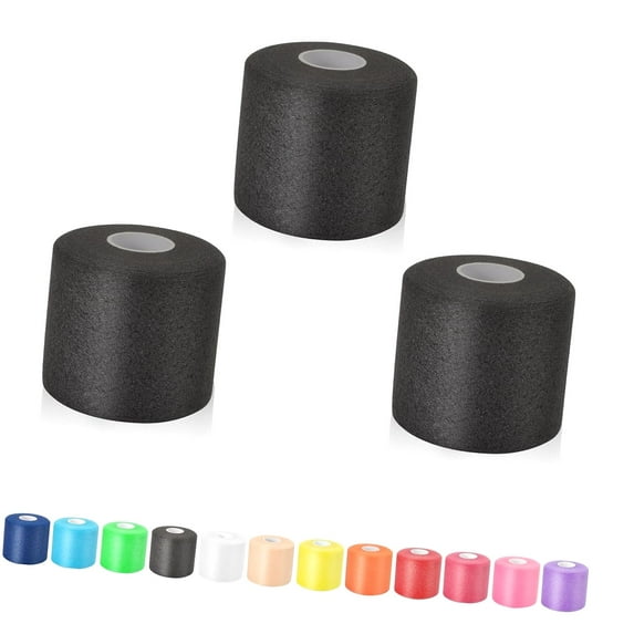 ANYWAY.GO Pre Wrap Tape 3 Pack, 2.76 Inch 30 Yards Tape Sports Prewrap ...