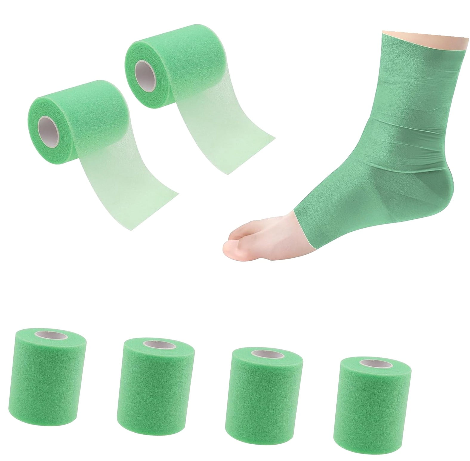 ANYWAY.GO Pre Wrap Tape, Underwrap, Soft Prewrap Headbands, Smooth ...