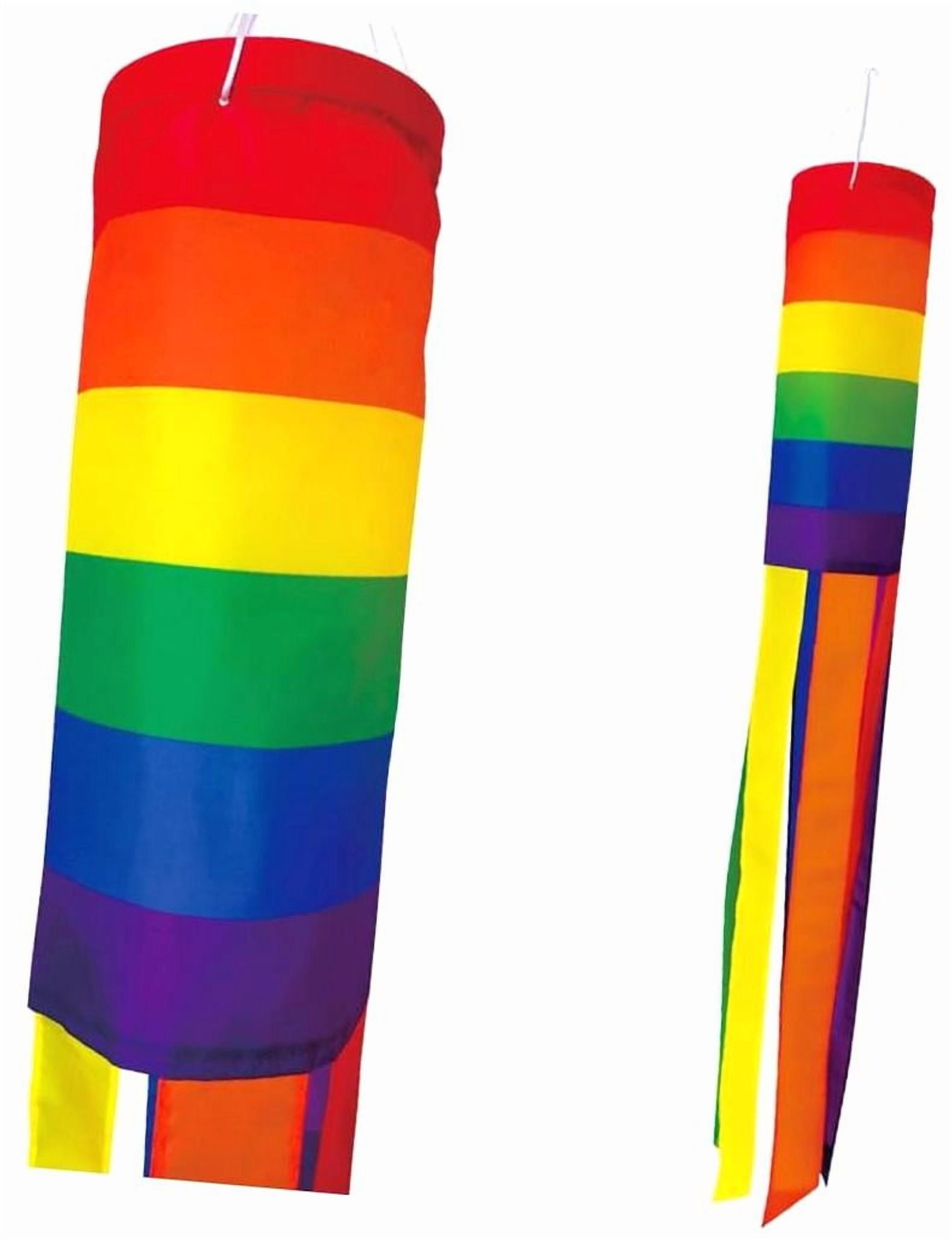 ANYWAY.GO Pride Rainbow Windsock 40 Inch Hanging Decoration for Garden ...