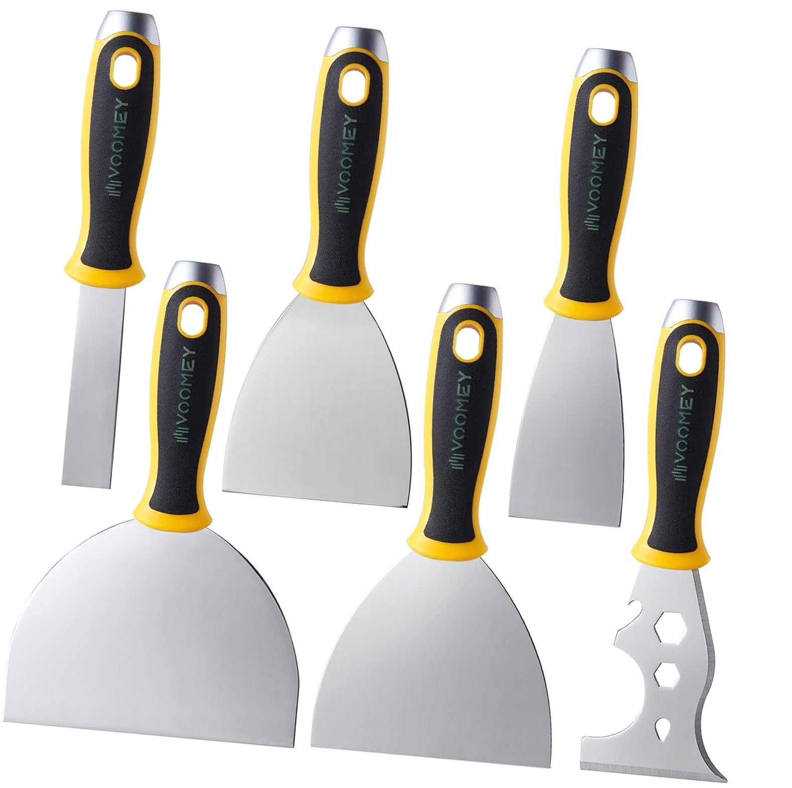 ANYWAY.GO Putty Set, 420 Steel Paint Scraper ,Taping 6pcs, Drywall Set ...