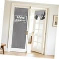 ANYWAY.GO RYB 100% Linen Door Window Curtains for French Door, Tricia ...