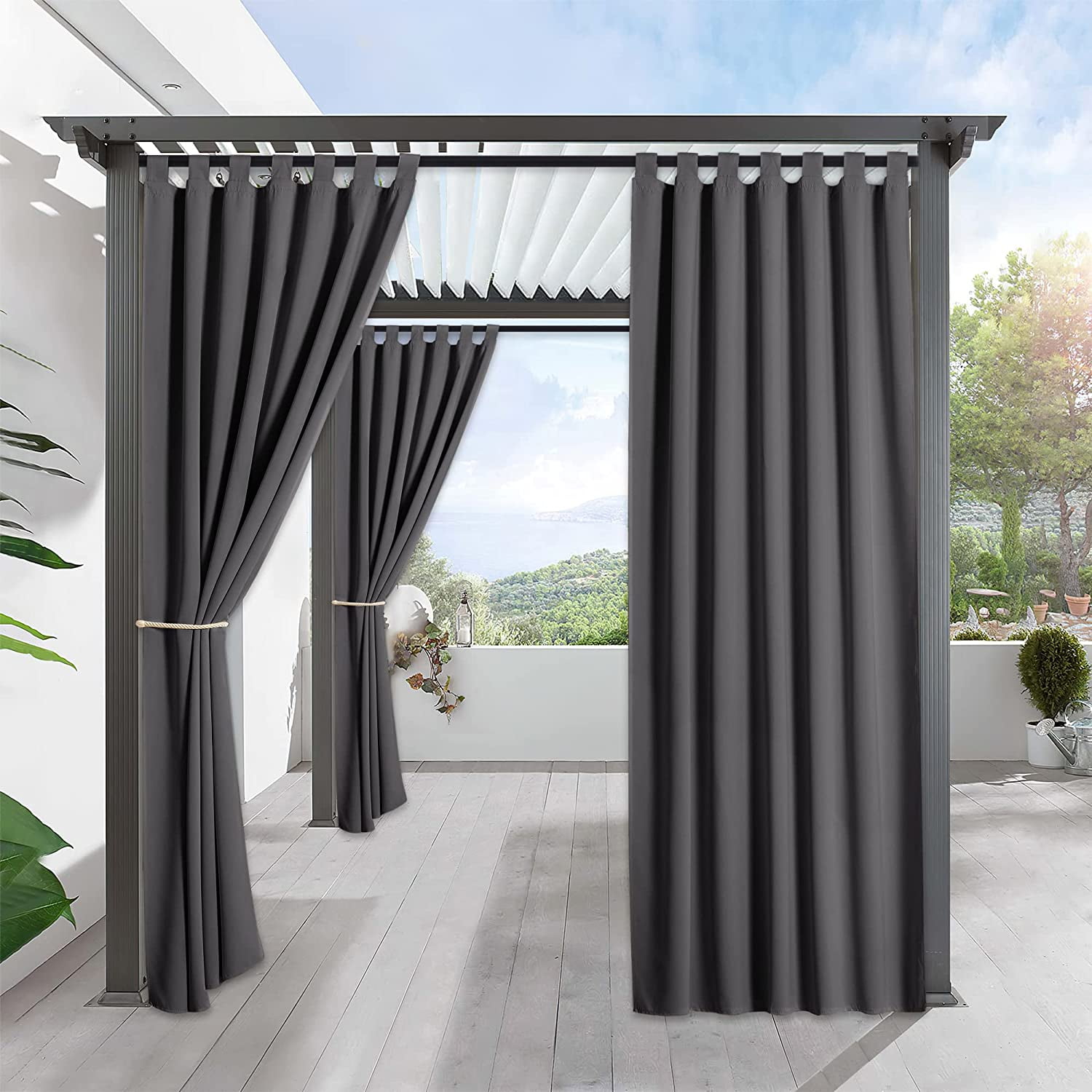 ANYWAY.GO RYB Curtains 108 inches Long Curtains for, Insulated Curtain ...