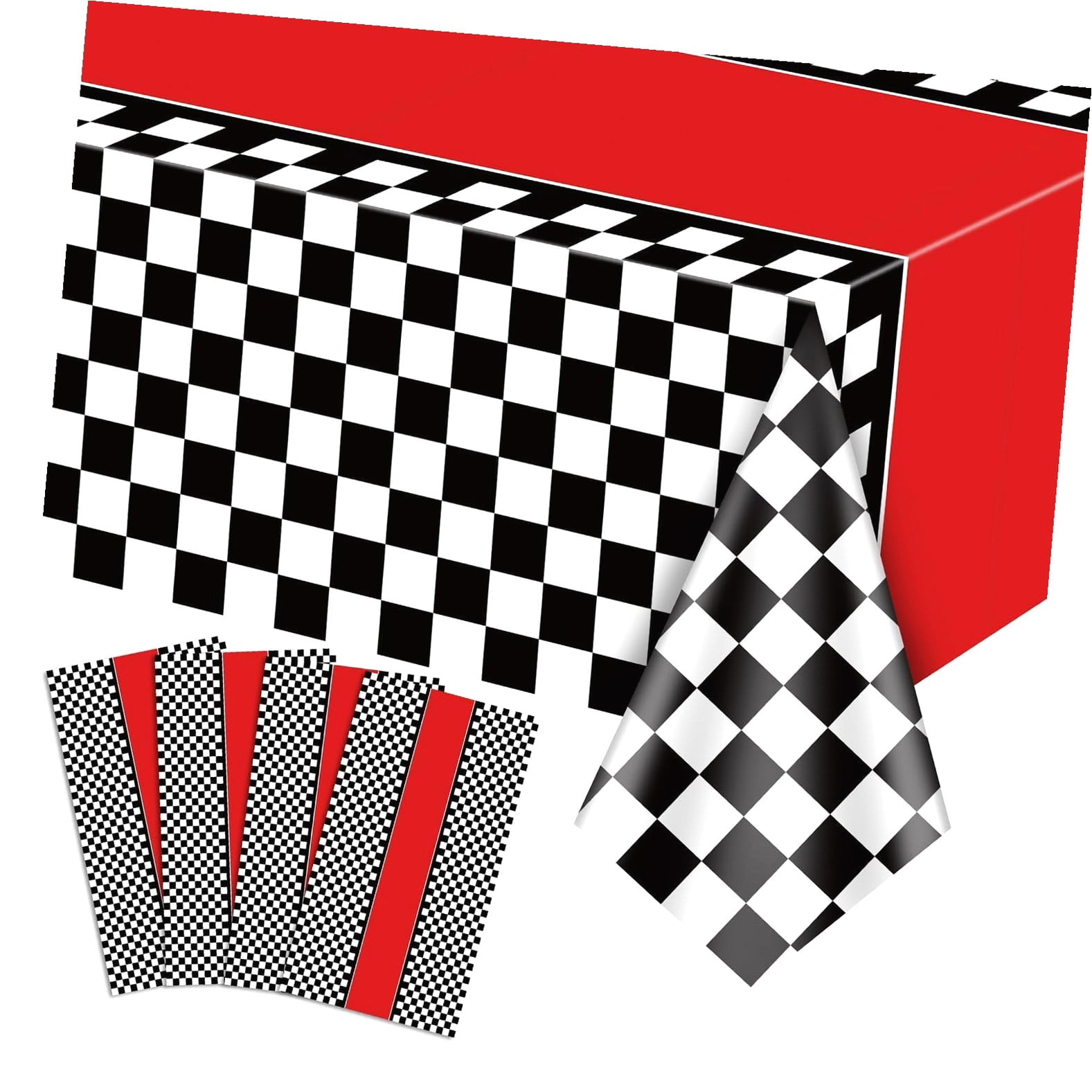 ANYWAY.GO Racing Car Tablecloths, Car Birthday Party Decorations ...