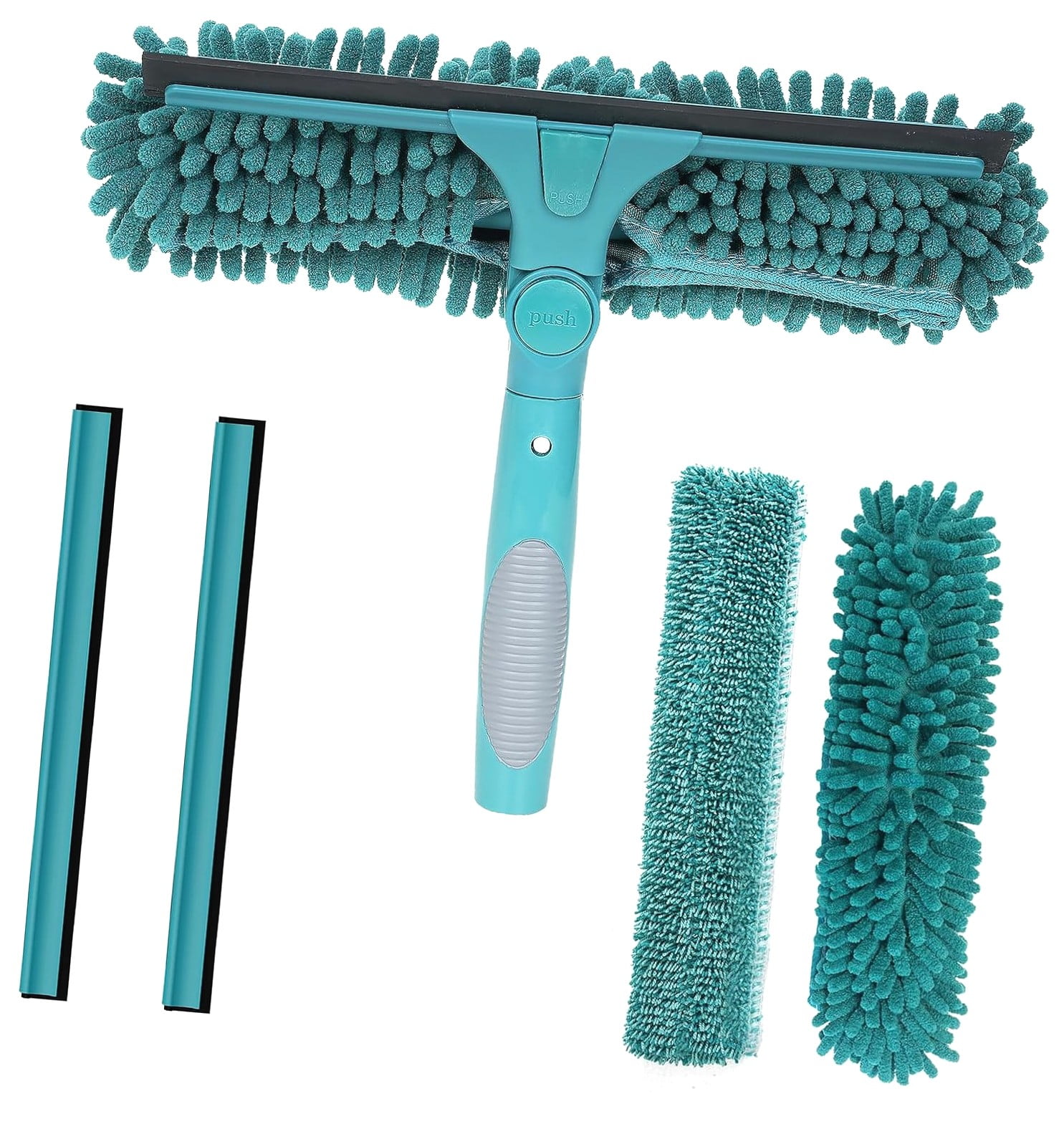 ANYWAY.GO -Reach Window Squeegee Attachment | Squeegee Clean | with ...