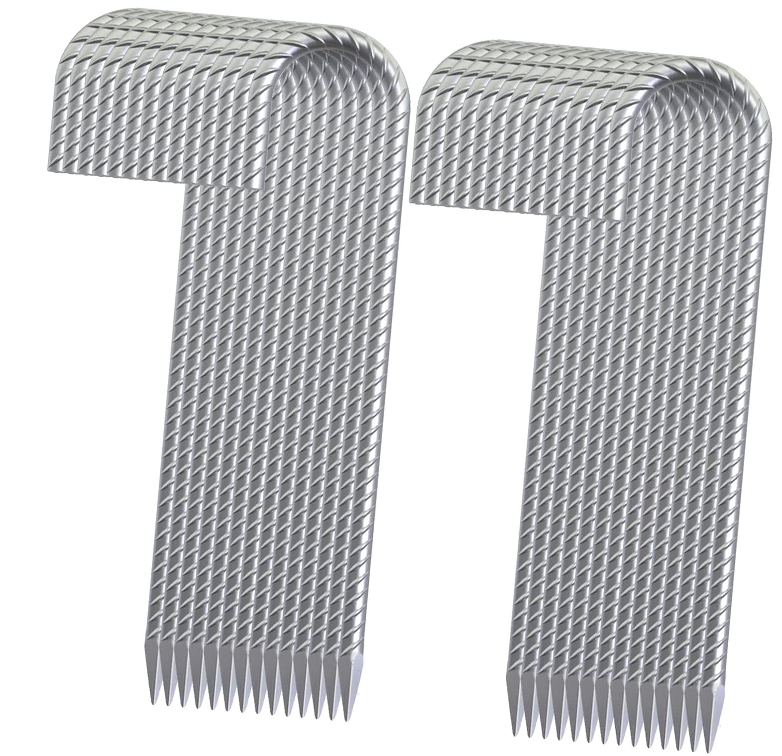 ANYWAY.GO Rebar Stakes 12 Inch, 12 Pack Galvanized Tent Stakes Ground ...