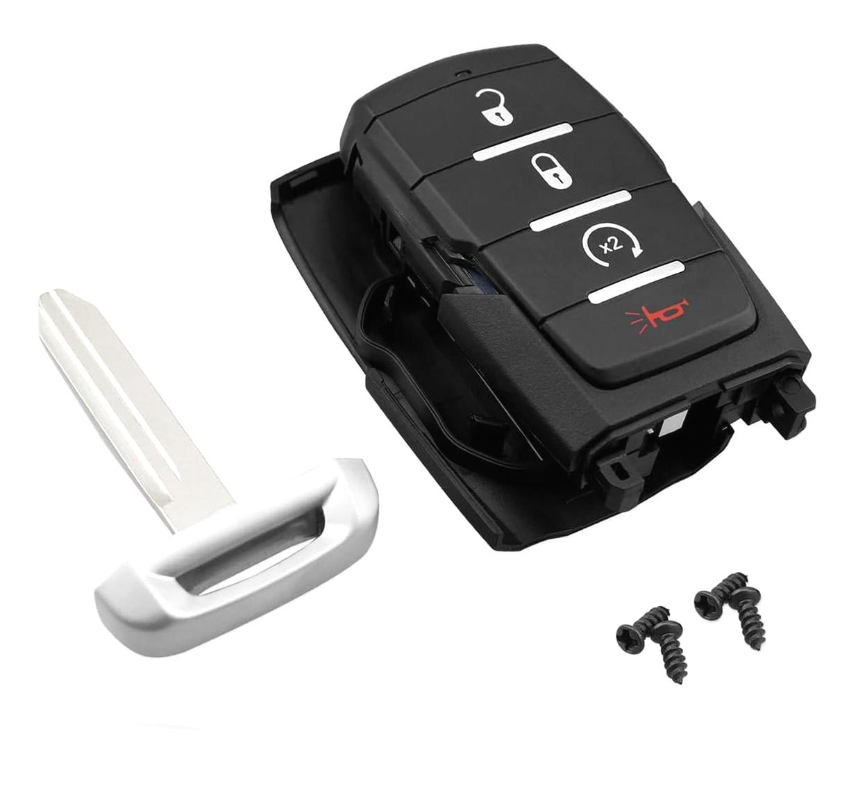 ANYWAY.GO Remote Key Fob Case Shell Substitute for 1500 2019 2020 2021 ...