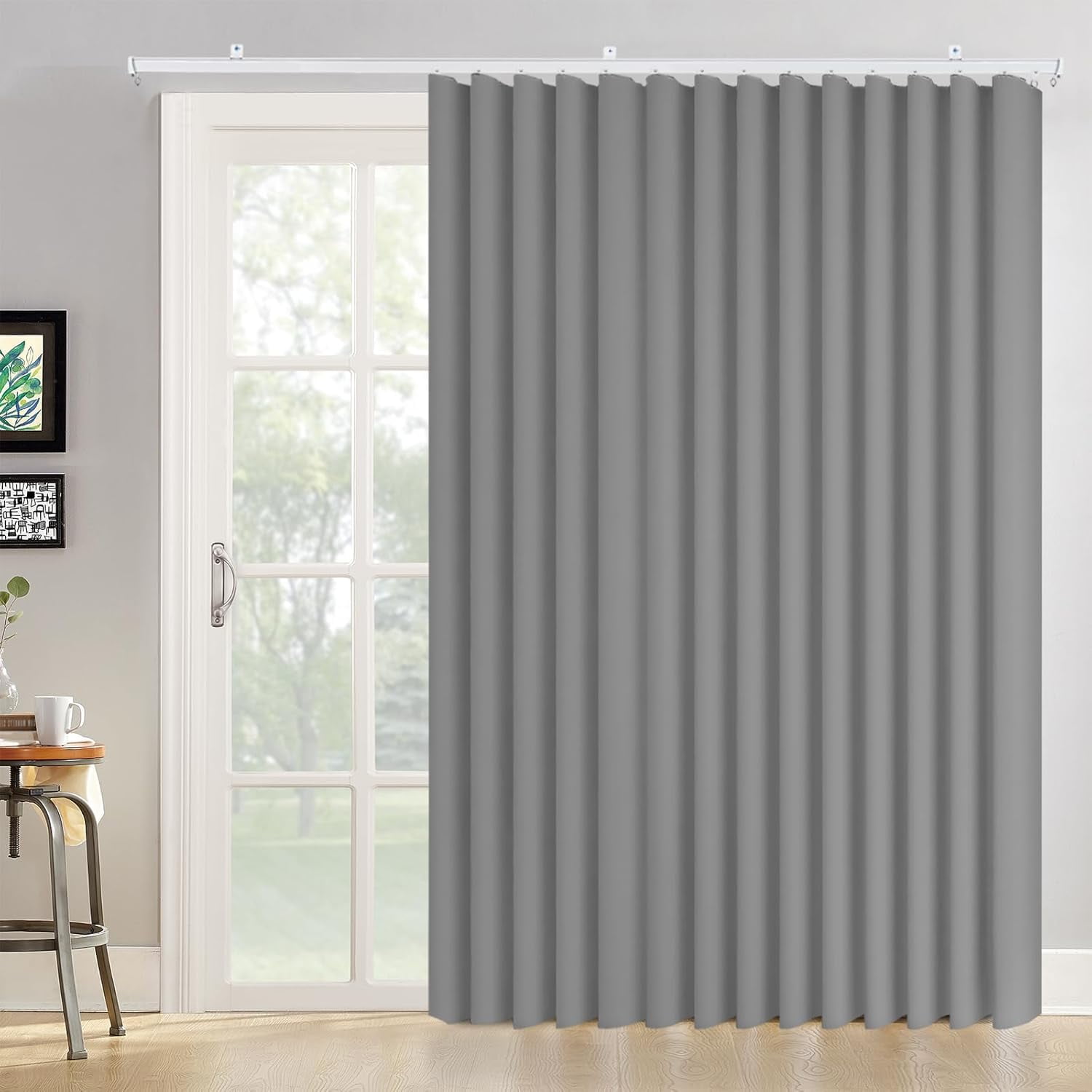 ANYWAY.GO Room Divider Curtains with Bendable Curtain Set, Privacy ...