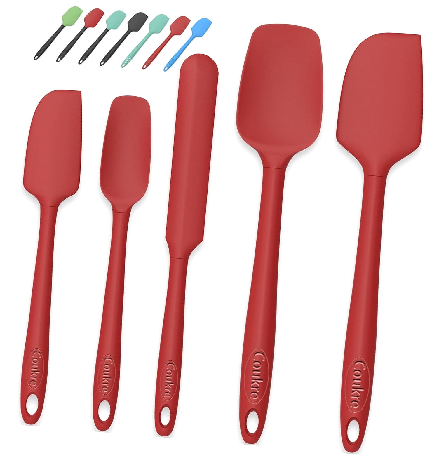 ANYWAY.GO Set of 5, Temperature Resistant, Spatulas, Utensils, for ...