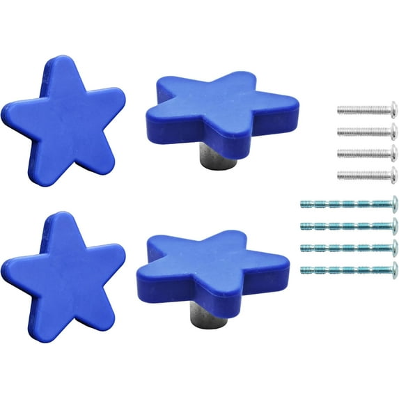 ANYWAY.GO Soft Rubber Cabinet Knobs, Shape Single Hole Drawer Pulls ...