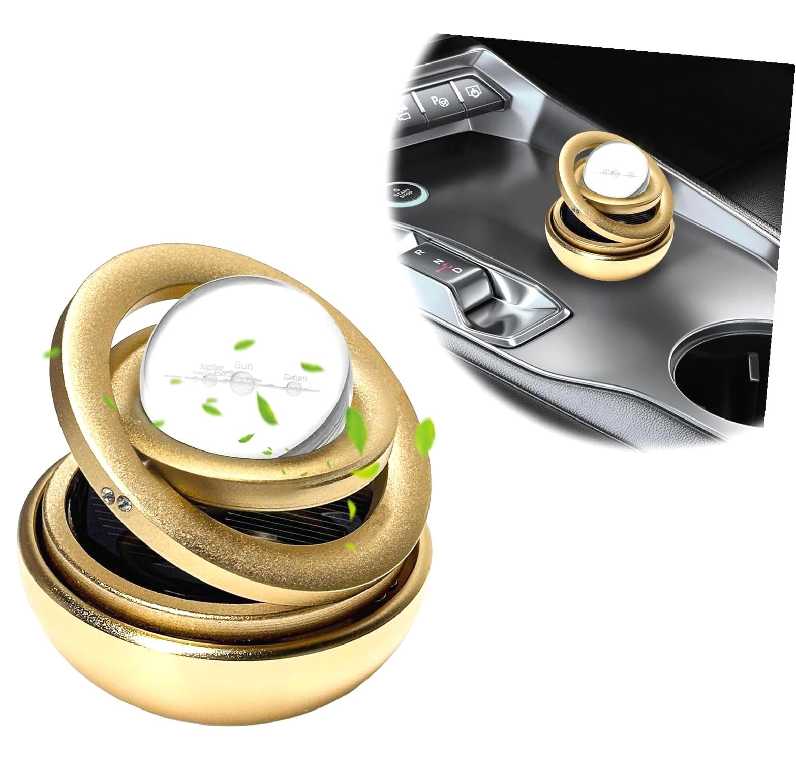 ANYWAY.GO Solar-Powered Car Air Freshener, Rotating Solar Air Purifier ...