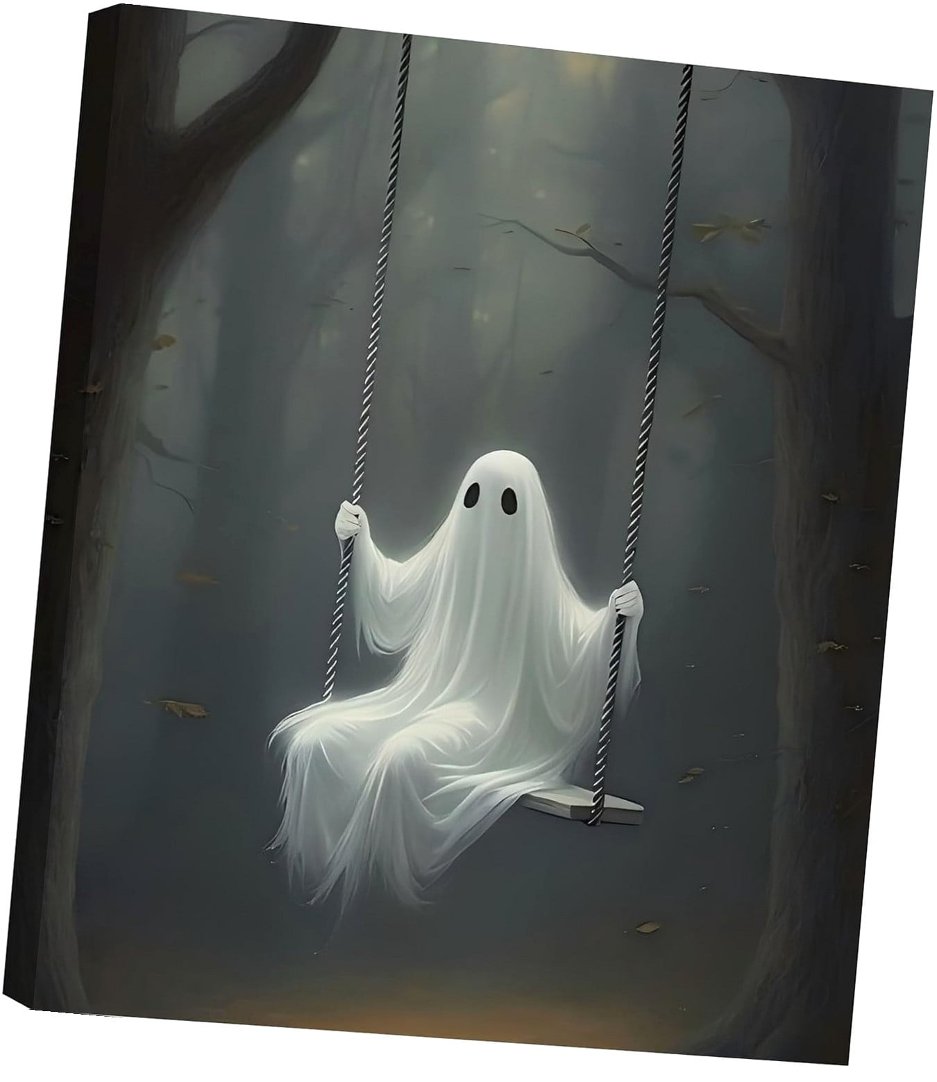 ANYWAY.GO Spooky Swing Artwork, Farmhouse Painting Picture 8x12 Inch ...