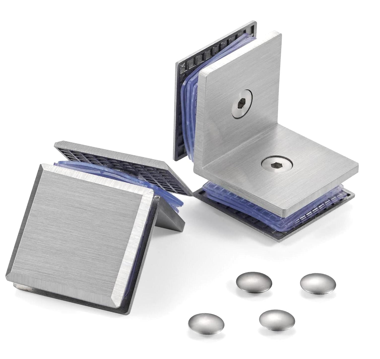 ANYWAY.GO Square Frameless Glass Clamp Connector/Shower Door Fixed ...