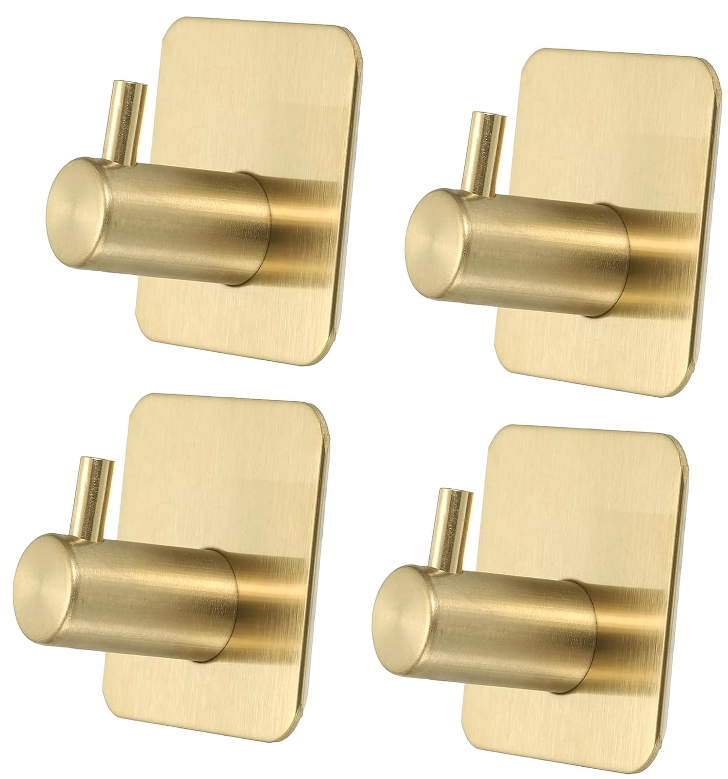 ANYWAY.GO Steel Coat Hat Robe Wall Adhesive Wall Hangers Without Drill ...