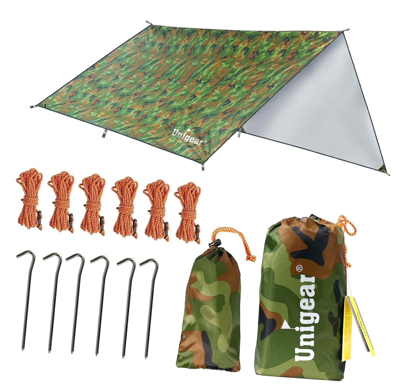 ANYWAY.GO Tarp Fly Tarp Tent Cover Foldable for Camping and Against ...