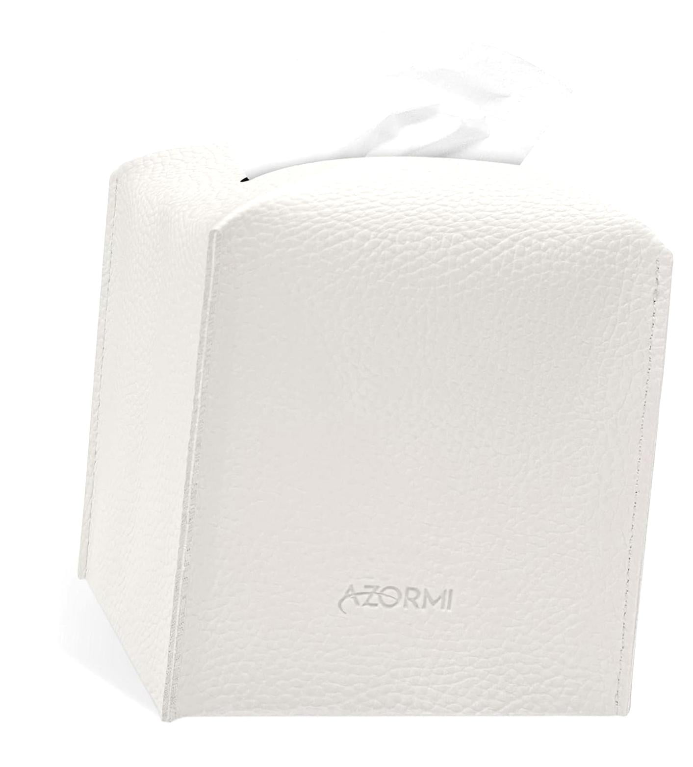 ANYWAY.GO Tissue Box Cover Holder, PU Tissue Box Cover Square with ...