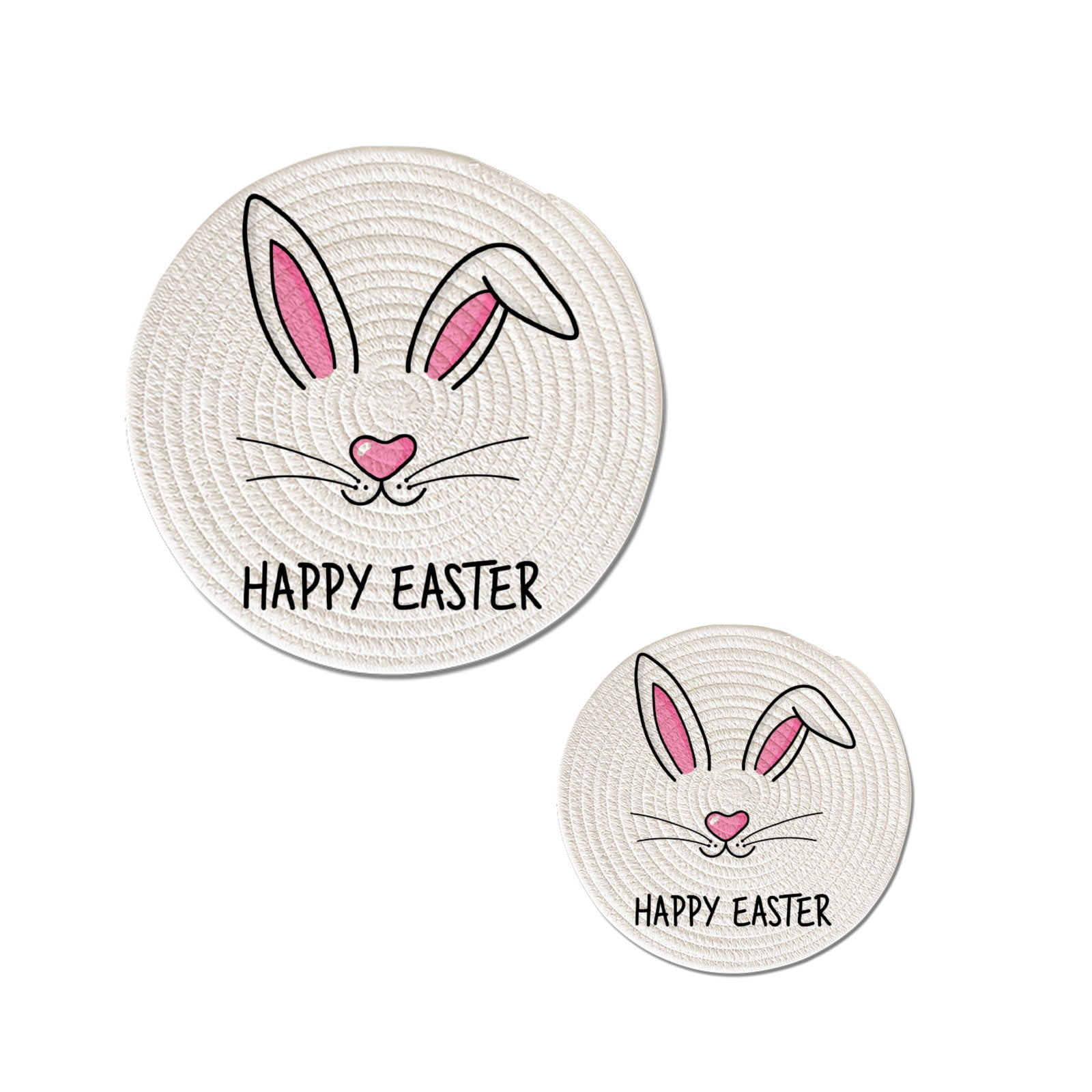 ANYWAY.GO Trivet Round Hot Pads Set of 2, Pot Holder Heat Resistant ...