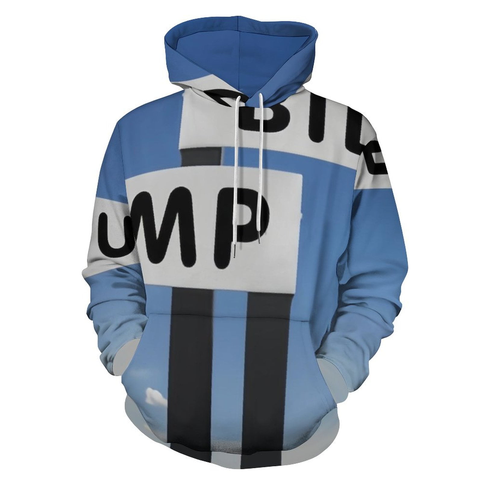 ANYWAY.GO Unisex Large size autumn/winter pullover Road Sign ...