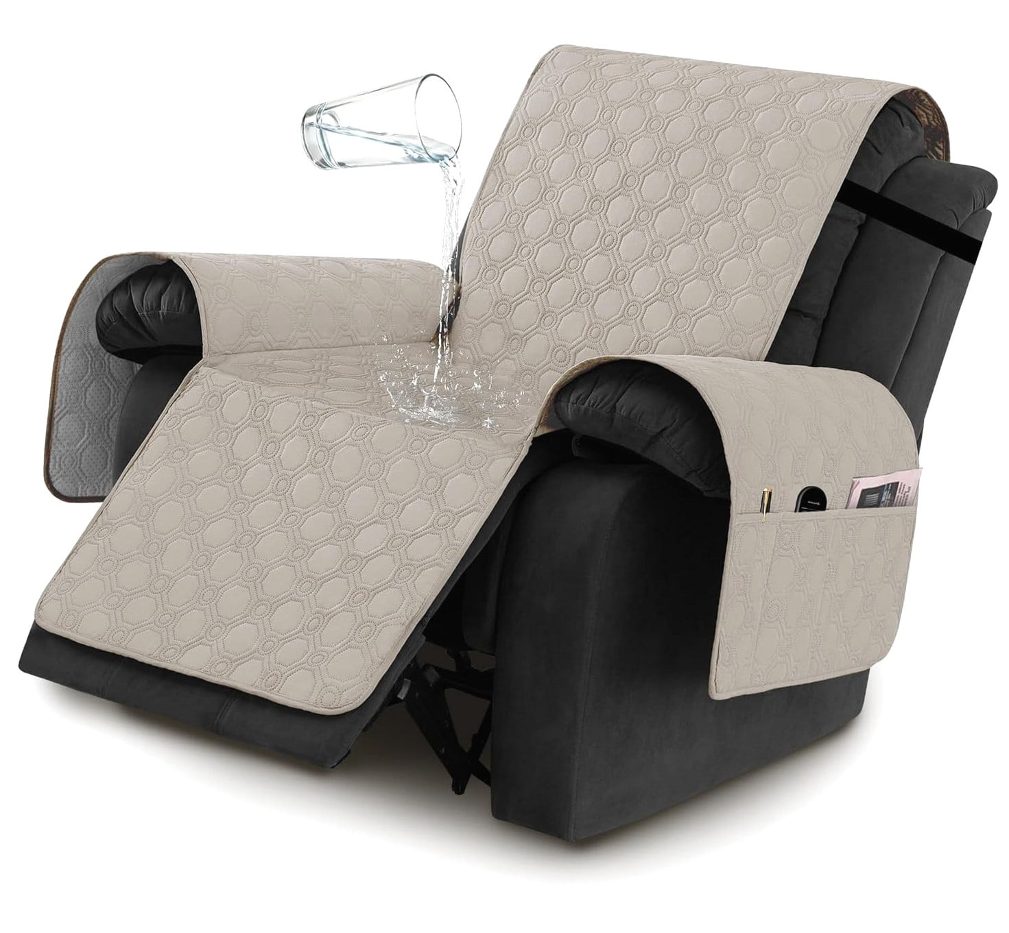 ANYWAY.GO .VERSAILTEX 100% Polyester Recliner Chair Covers, Recliner ...
