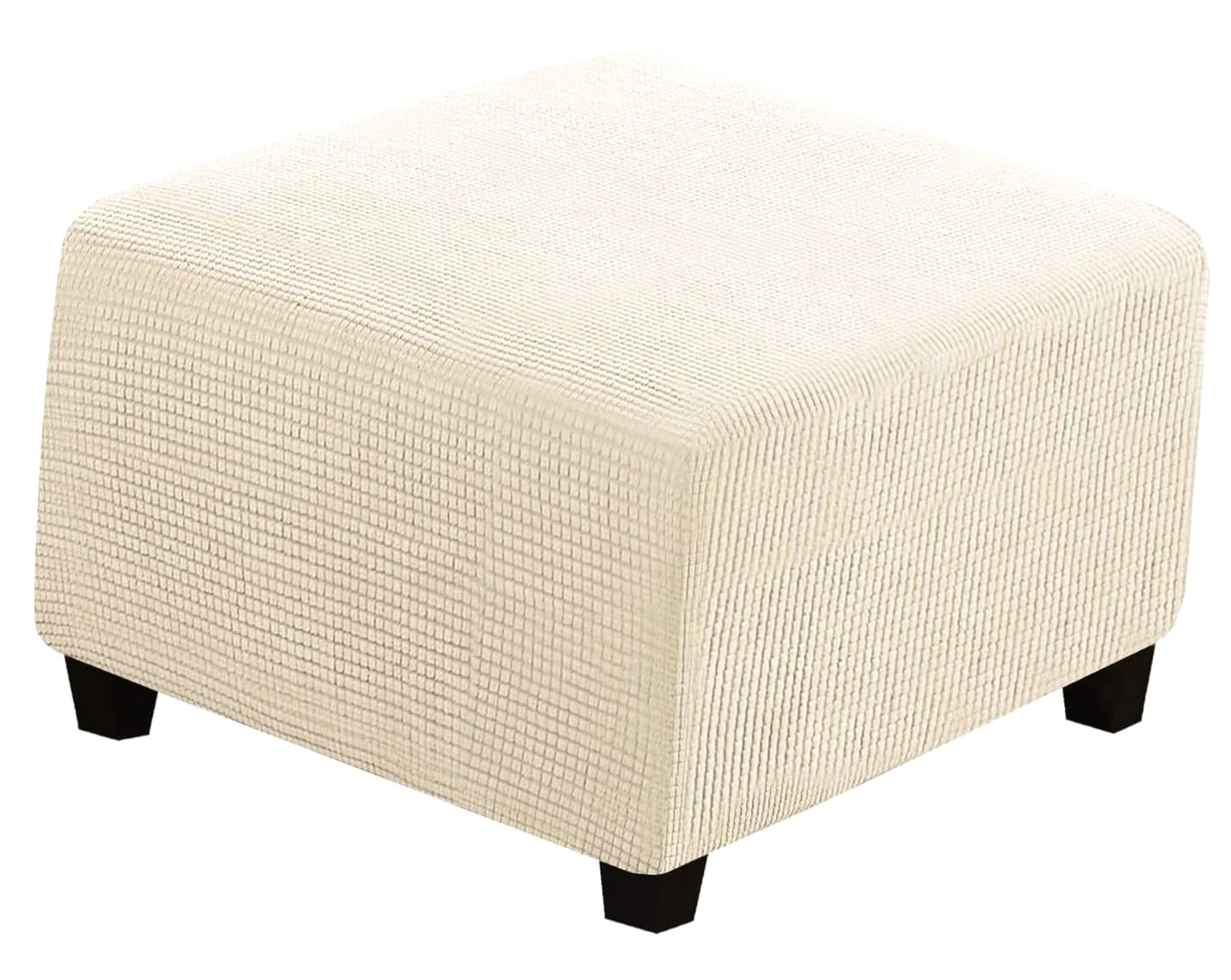 ANYWAY.GO .VERSAILTEX Square Ottoman Covers Ottoman Slipcovers Folding ...