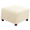 ANYWAY.GO .VERSAILTEX Square Ottoman Covers Ottoman Slipcovers Folding ...