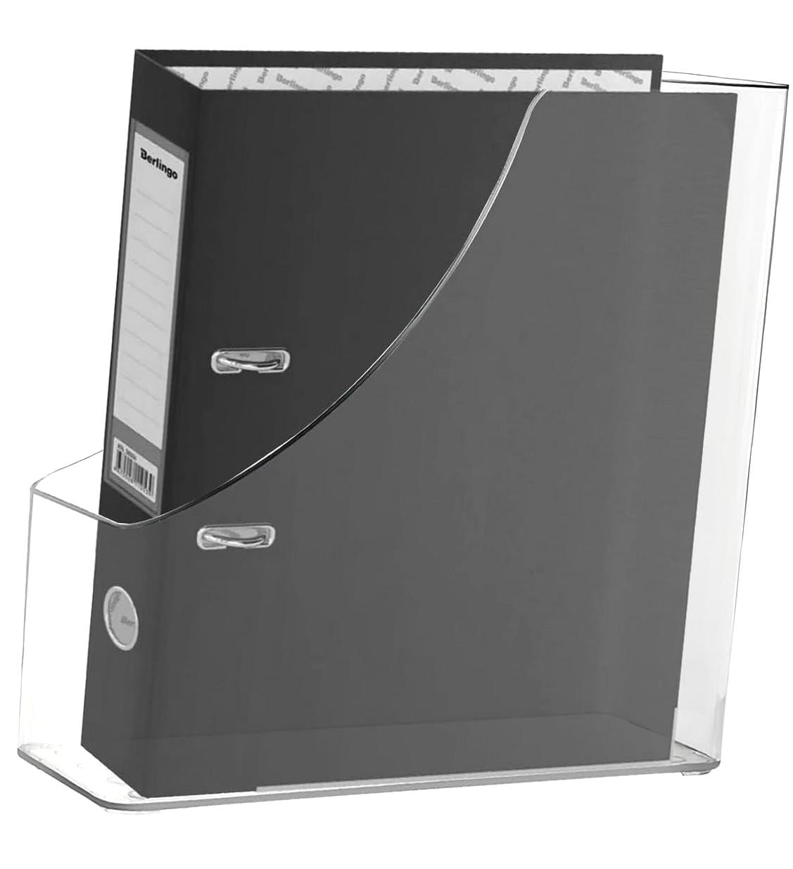 ANYWAY.GO Vertical File Holder, Clear Desk Organizer and Storage Bins ...