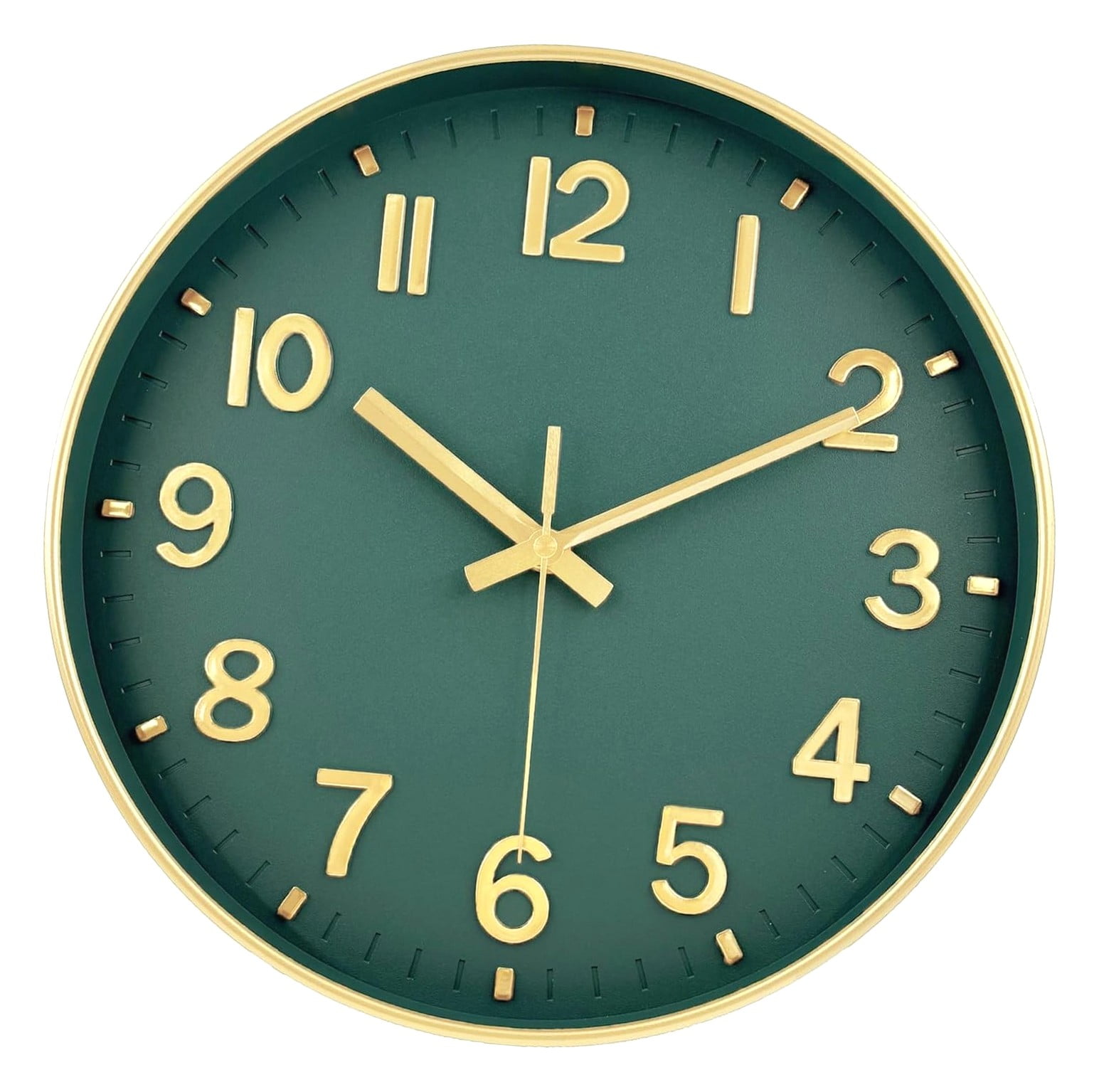 ANYWAY.GO Wall Clocks, 12 Inch Non Ticking Wall Clock, Silent Clock for ...