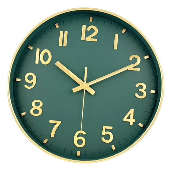 ANYWAY.GO Wall Clocks, 12 Inch Non Ticking Wall Clock, Silent Clock for ...