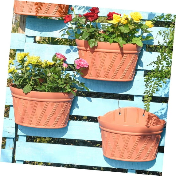 ANYWAY.GO Wall Hanging , 11.5 Inch Hanging Pots for Railing Fence ...