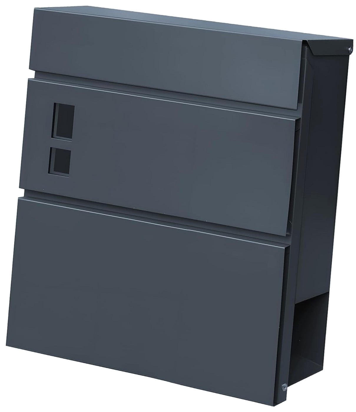 ANYWAY.GO Wall-Mount Mailbox with Lock and Keys, Large Mailbox Drop Box ...