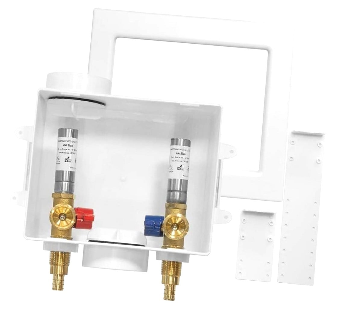 ANYWAY.GO Washing Machine Outlet Box with Steel Water Arrestor,1/2 Inch ...