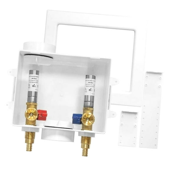 ANYWAY.GO Washing Machine Outlet Box with Steel Water Arrestor,1/2 Inch ...