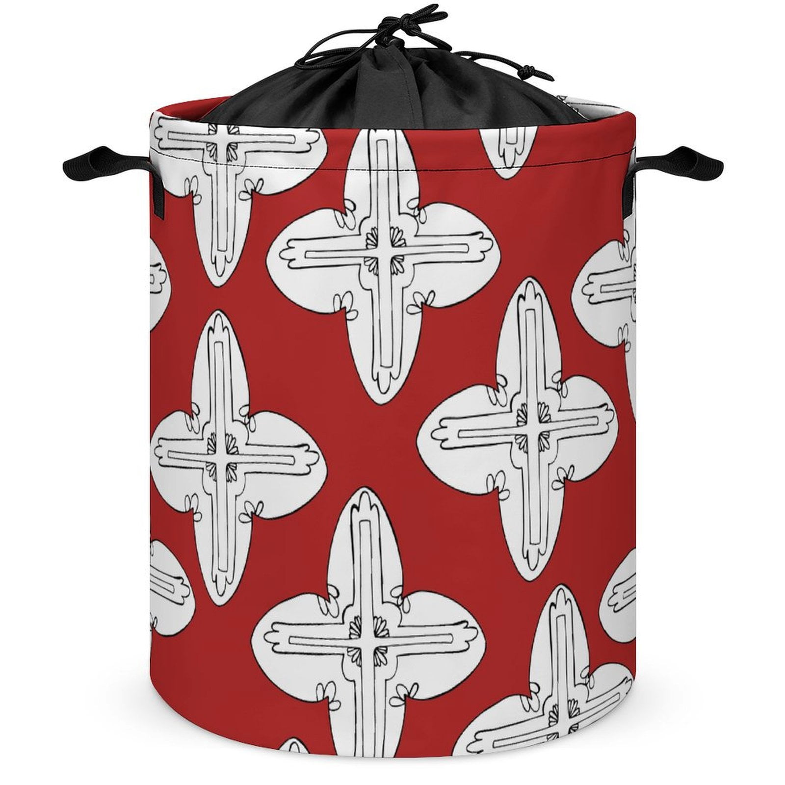 ANYWAY.GO Waterproof Foldable Laundry Hamper Cross Christianity ...