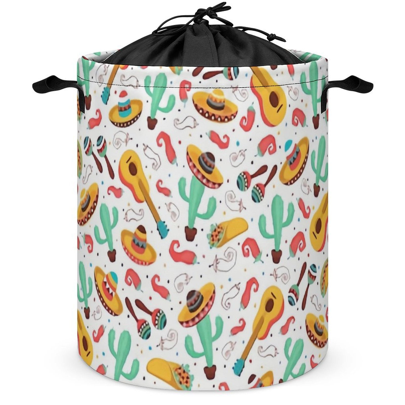 ANYWAY.GO Waterproof Foldable Laundry Hamper Viva Mexico Pattern ...