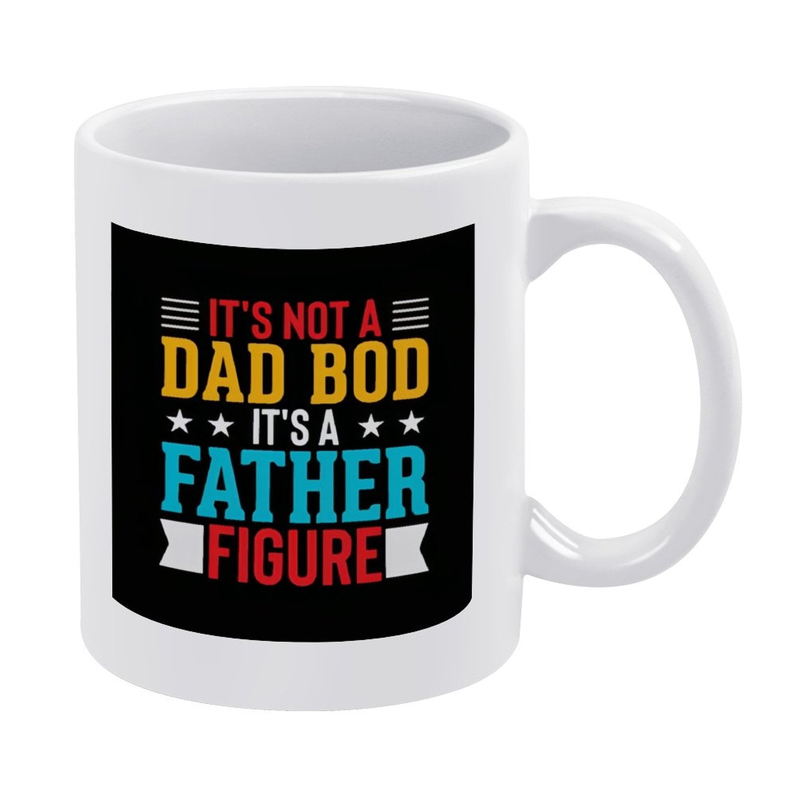 ANYWAY.GO White Ceramic Coffee Mugs for Hot or Cold Drinks ,Father Dad ...