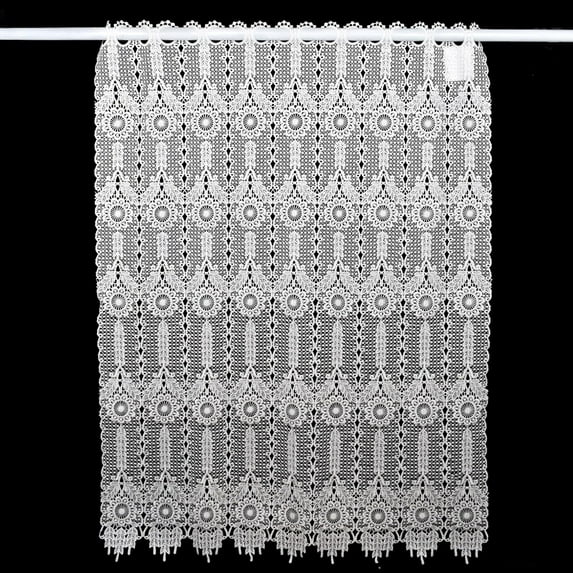 ANYWAY.GO White Sheer Valances for Embroidered Window Valance Great for ...