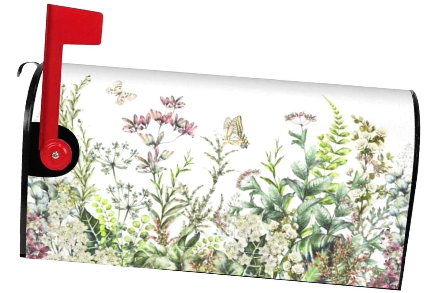 ANYWAY.GO Wild Mailbox Covers Botanical Floral Mailboxes Wraps Post ...