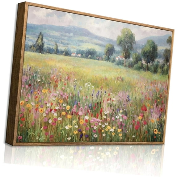 ANYWAY.GO Wildflower Wall Retro Botanical Floral Prints Country Field ...