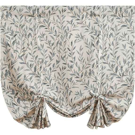 ANYWAY.GO Window Shade Curtain for Bathroom, Lovely Leaves Printed ...