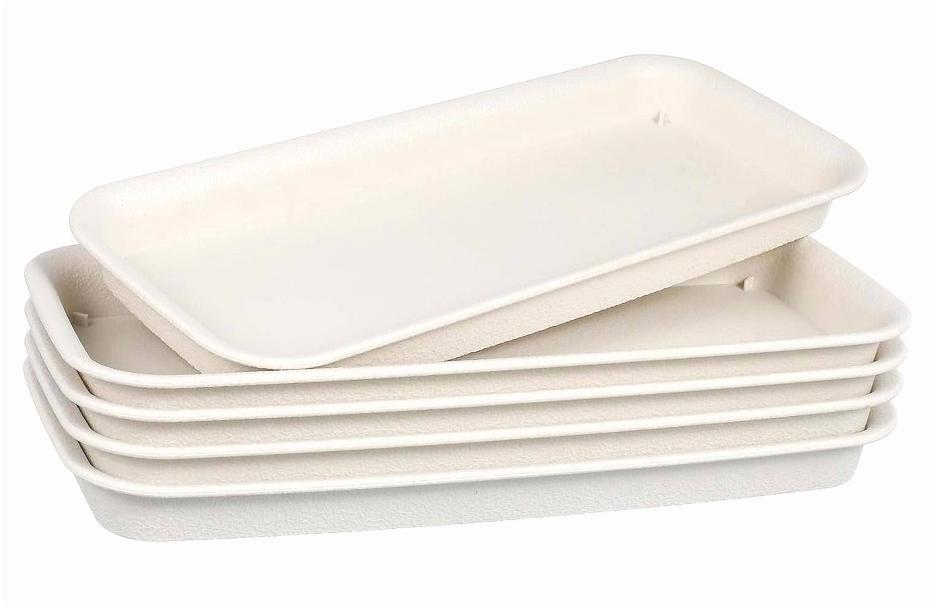 ANYWAY.GO Window Sill Plant Tray Set of 5, Clear Thick Plastic Plant ...