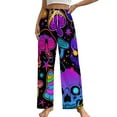 ANYWAY.GO Women’s Ultra-Soft Comfy Pajama Lounge Pants Pattern Bright ...